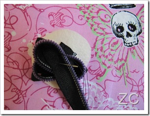 ~~~Scraps to Beauty by Zandra: Zipper Rose Tutorial